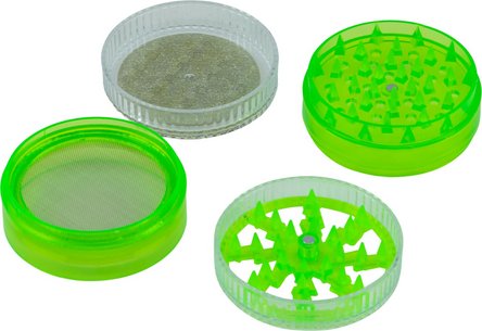 Grinder, Plastic, Ht33x60mm,3 part, screen75-JGr0602 - Wesley's Online Shop